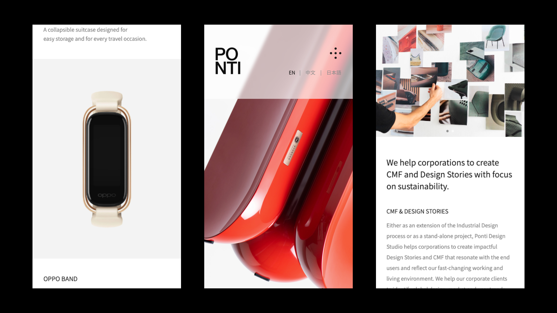 PONTI DESIGN STUDIO | Product Design, Industrial Design, HK ウェブ構築 | 事例紹介